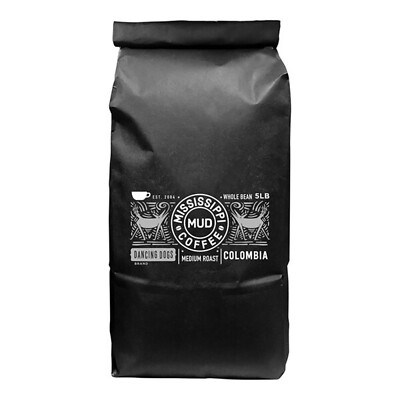 Mississippi Mud Coffee Colombia Medium Roast Single Origin Whole Bean ...