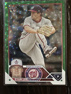 EVAN LEE /499 2023 TOPPS SERIES 1 RC GREEN FOIL ROOKIE PARALLEL | eBay