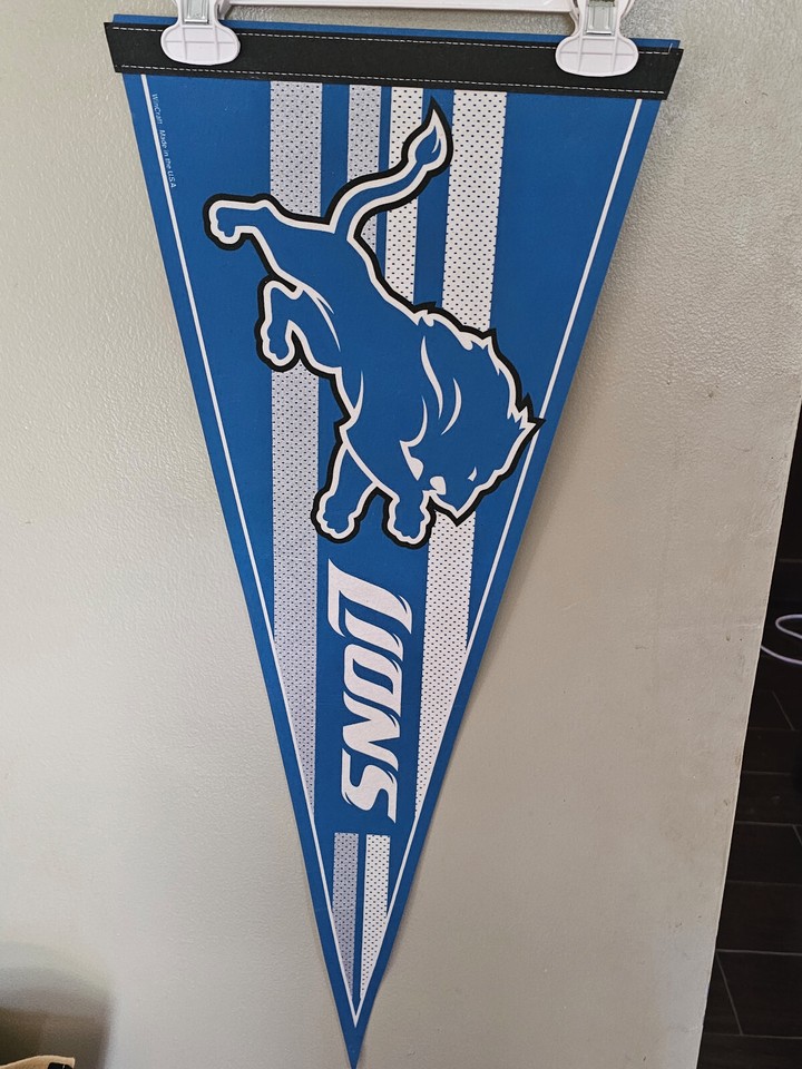 DETROIT LIONS NFL FOOTBALL RETRO FELT VINTAGE PENNANT 5/17/24 | eBay