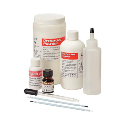 Lang Dental 1334CLR Ortho-Jet Orthodontic Acrylic Resin Powder Liquid 1 ...