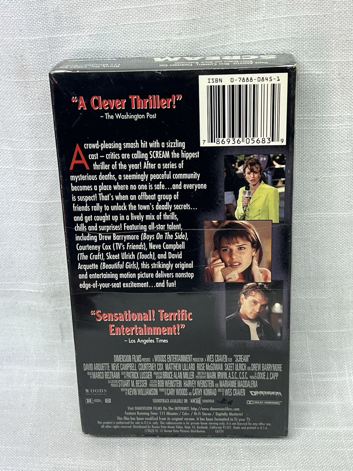 Scream (VHS, 1997) for sale online | eBay