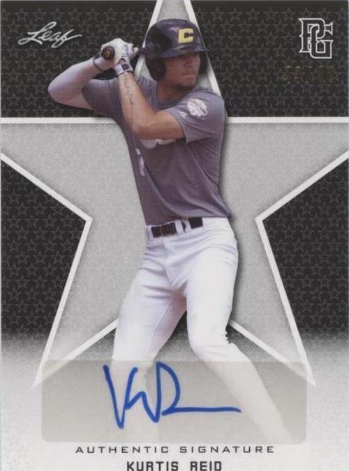 2020 Leaf Perfect Game National Showcase - Autographs Kurtis Reid #BA ...
