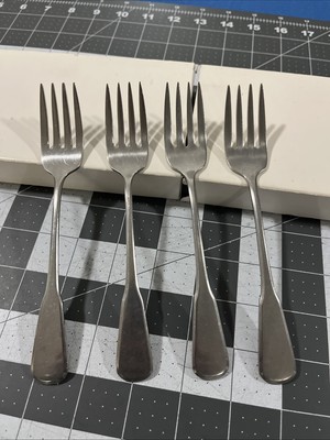 Oneida Deluxe Independence (4) Salad Forks Stainless Flatware ...