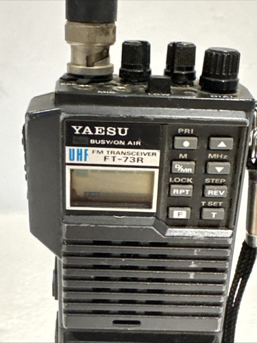 Yaesu FT-73R UHF FM Transceiver w/ FTT-4 DTMF Keypad Untested | eBay