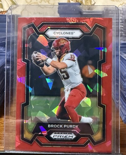 2024 Panini Prizm Draft Picks - Brock Purdy #97 Red Ice Prizm | eBay UK