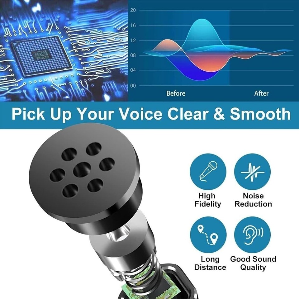 Desktop Mini Condenser Microphone USB Computer Mic Recording For Laptop ...