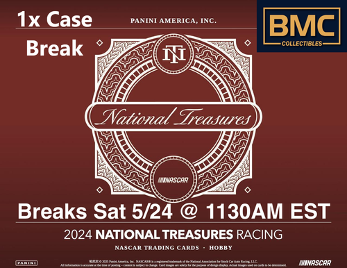 Kyle Busch 2024 Panini National Treasures NASCAR 1x Case Break #11 | eBay