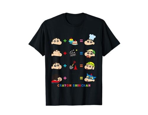Crayon Shin-chan 〇＋〇＝? Shin-chan Ver. T-shirt | eBay