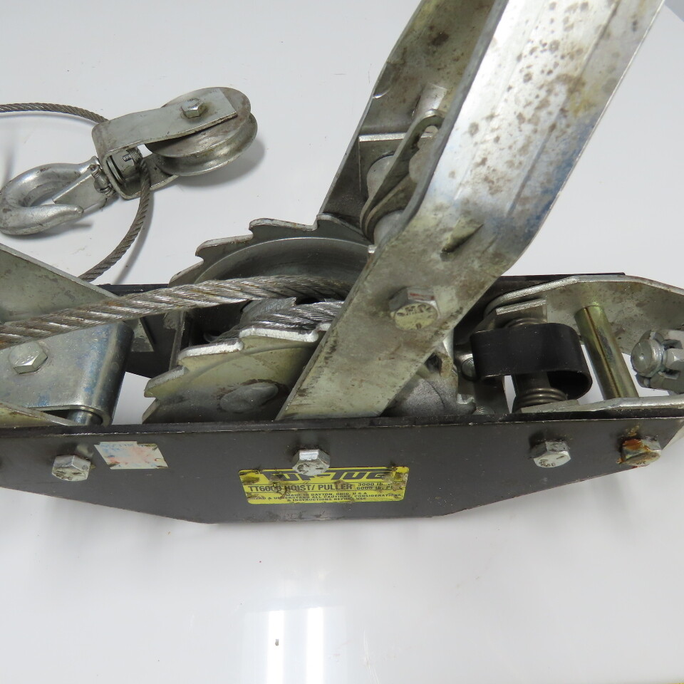 Tuf-Tug TT6000 3000LB Lift 6000LB Pull Cable Hoist Puller | eBay