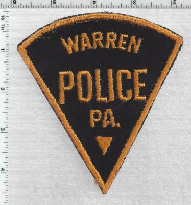 Warren Police (Pennsylvania) 1st Issue Shoulder Patch | eBay