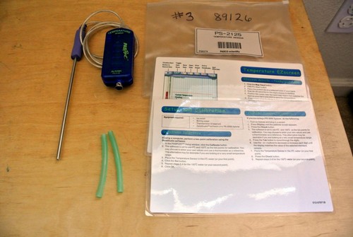 PASCO SCIENTIFIC PASPORT PS-2125 TEMPERATURE SENSOR PROBE FOR XPLORER ...