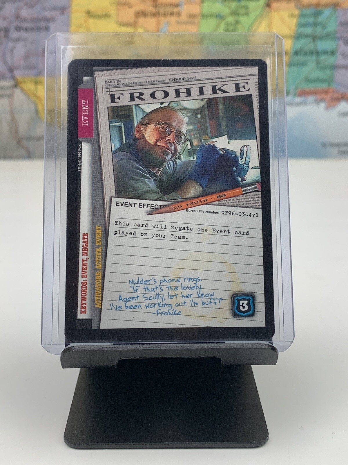 SHIPS SAME DAY The X-Files Card LP/NM Frohike (Event) Premiere Set 1996 ...
