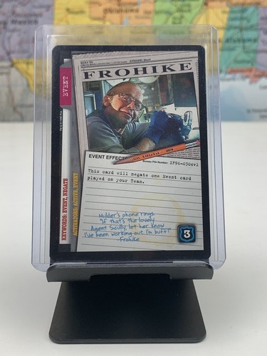 SHIPS SAME DAY The X-Files Card LP/NM Frohike (Event) Premiere Set 1996 ...