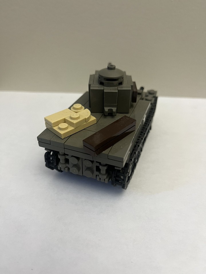 Lego World War 2 WWII M3 Stuart Tank 1/45 Scale Old Dark Gray | eBay