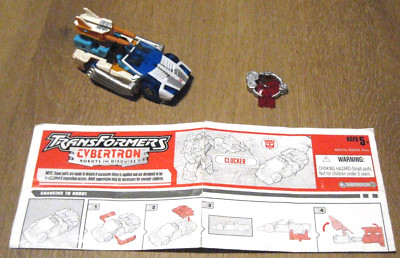 TRANSFORMERS CYBERTRON PRIMUS UNLEASHED CLOCKER AUTOBOT 2005 100% ...