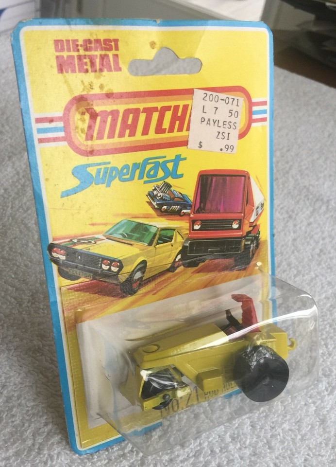 Matchbox 21, Rod Roller, 1973, Mint on a card, Lesney Products, England ...