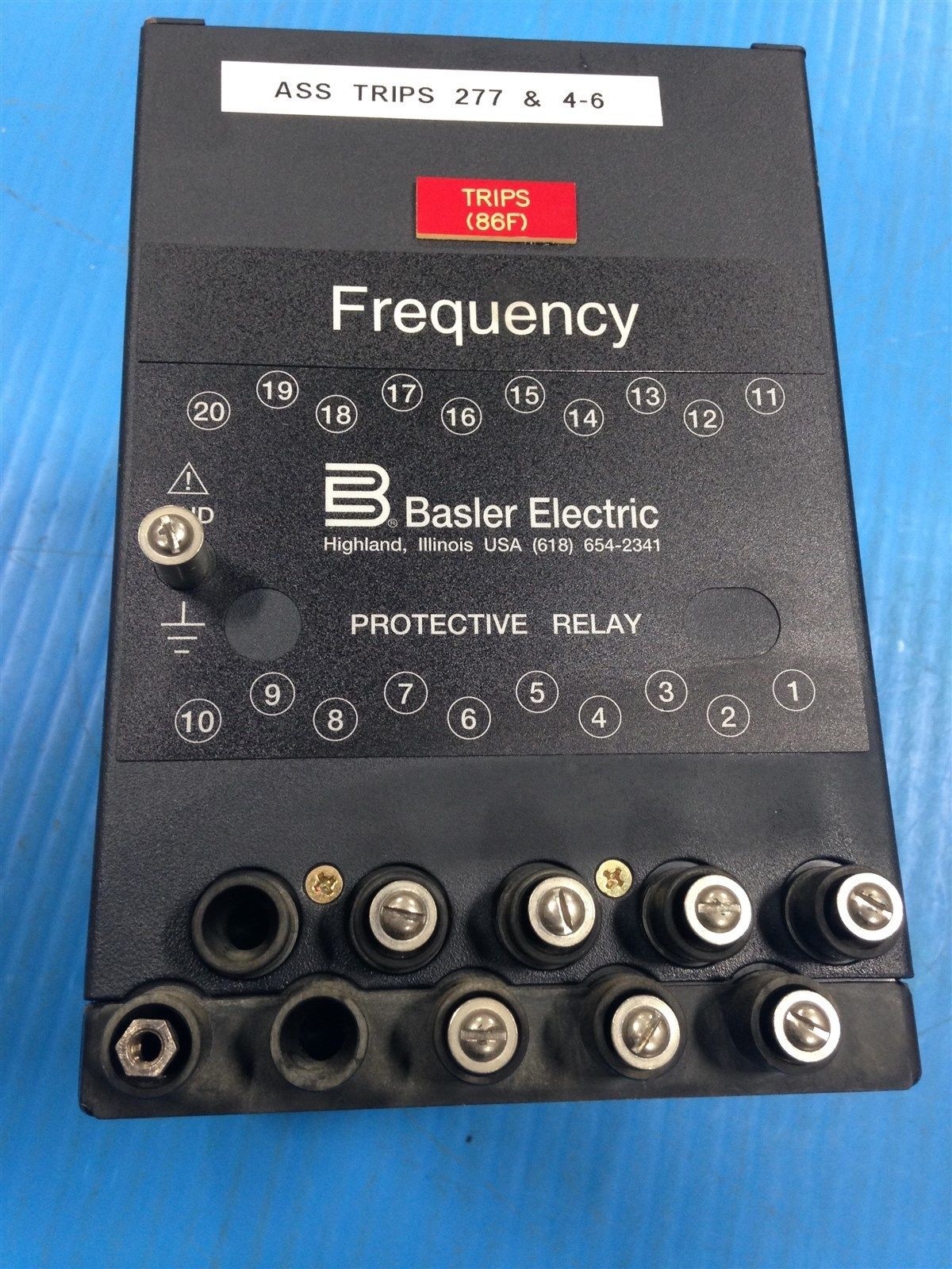 BASLER ELECTRIC BEI-81 O/U FREQUENCY RELAY T3E E1Y A6N1F USED (K7) | eBay