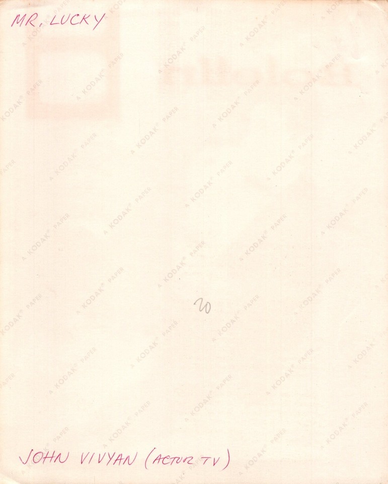 John Vivyan in Mr. Lucky (1959) 🎬⭐ Original Vintage Handsome Photo K ...