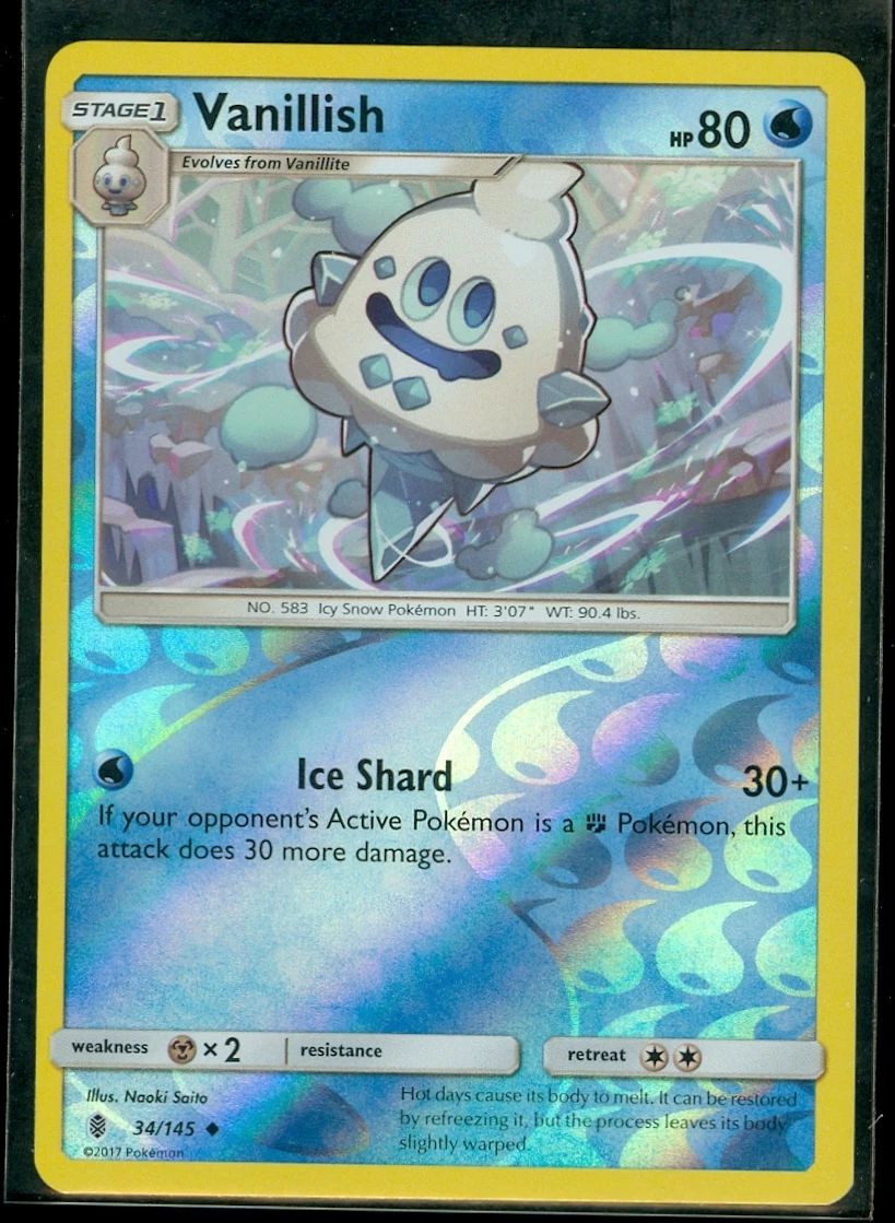 Vanillish Evolution Chart