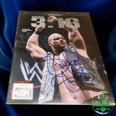 *WWE STONE COLD STEVE AUSTIN SIGNED & AUTOGRAPHED AUSTIN 3:16 SPECIAL ...