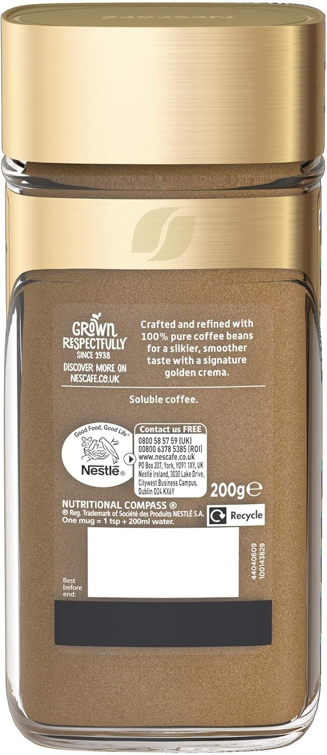 2x Nescafe Gold Smooth Velvety Crema Instant Coffee for sale online | eBay