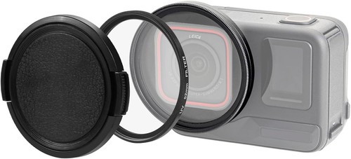 PULUZ Lens Filter Kit for Insta360 Ace Pro 52mm Filter Adapter Frame UV ...