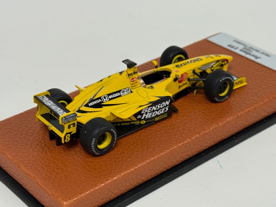 1/43 Jordan 199 from 1999 F1 Season Hans Harold Frentzen Leather base ...