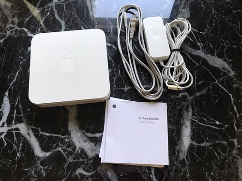 Apple AirPort Extreme Base Station A1408 802.11n WiFi Router | eBay