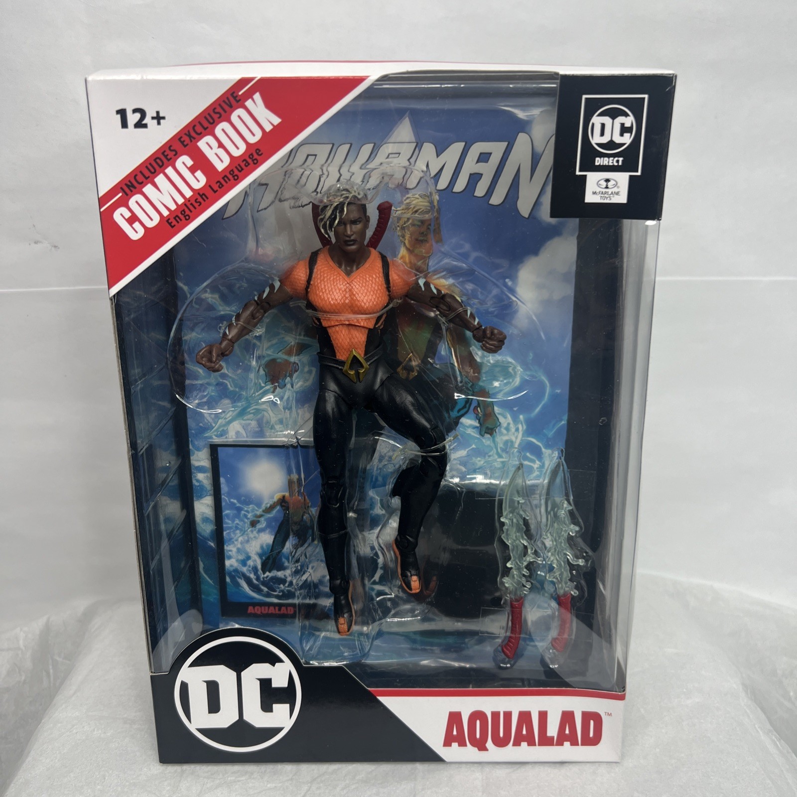 DC Direct Aqualad 7" Figure with Exclusive Aquaman Comic Book New ...