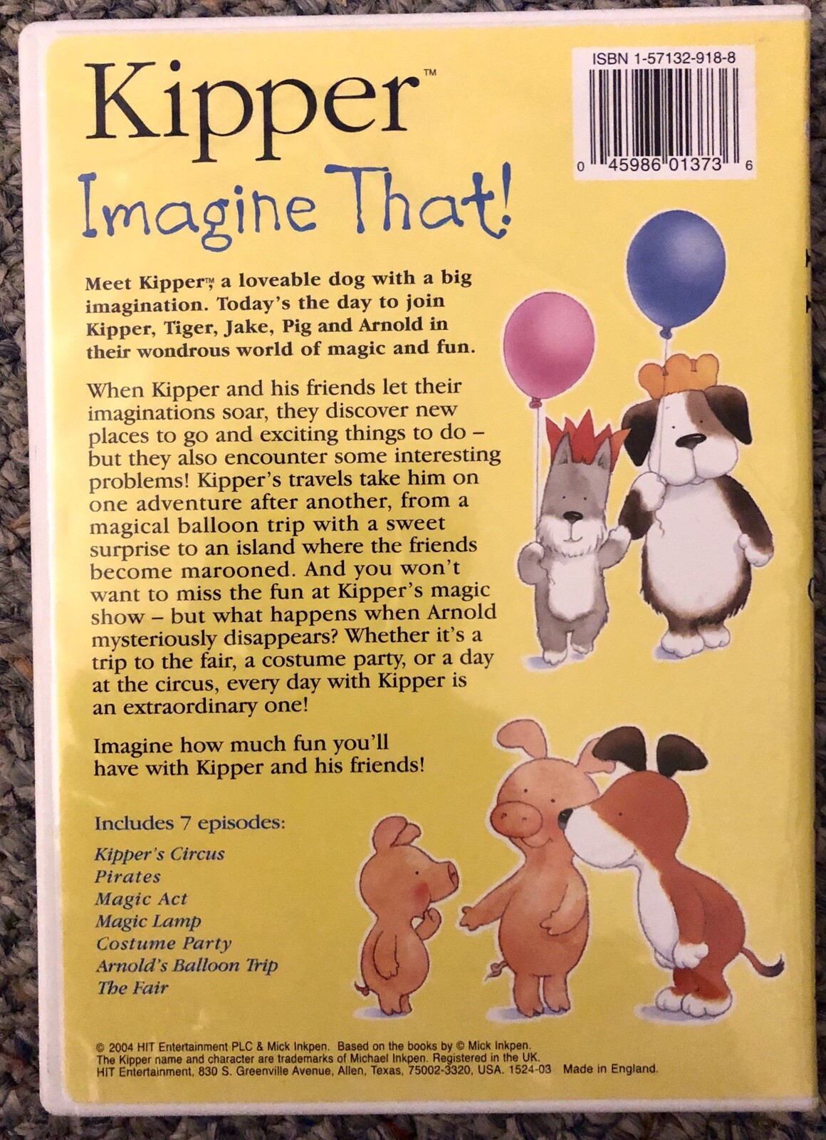 Kipper IMAGINE THAT! DVD 2004, Includes 7 Episodes VGC | eBay