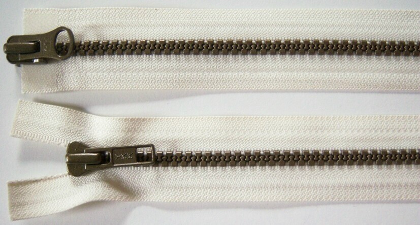 YKK or Dulon 22" Separating Two Way Vislon Parka Zipper Made in USA | eBay