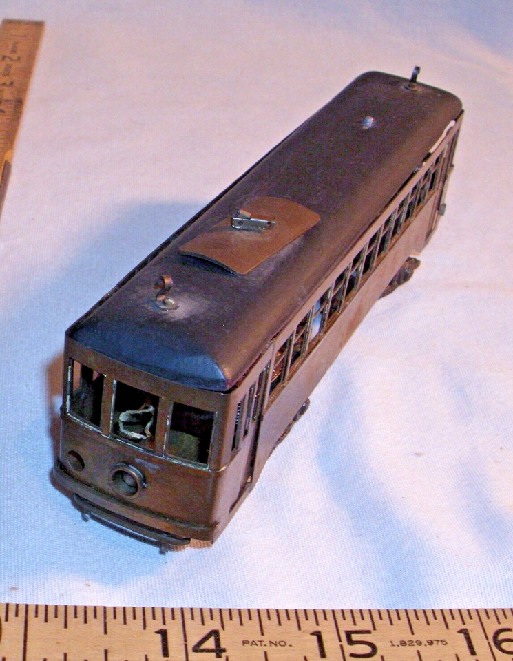 BRASS STREET TROLLEY ELECTRIC CAR HO SCALE | eBay