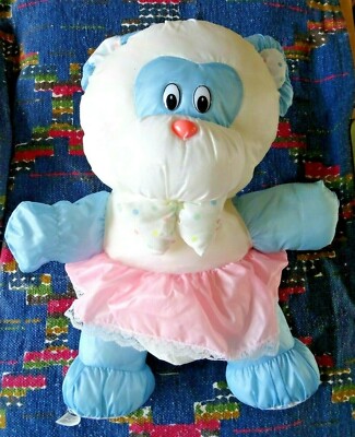 PL/ DOUDOU PELUCHE VINTAGE BIKIN PUFFALUMP OURS PANDA BLEU ROSE BLANC ...