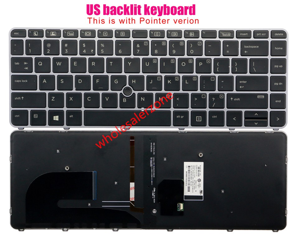 US Backlit No-backlit Keyboard For HP EliteBook 745 G3 G4,840 G3 G4 ...