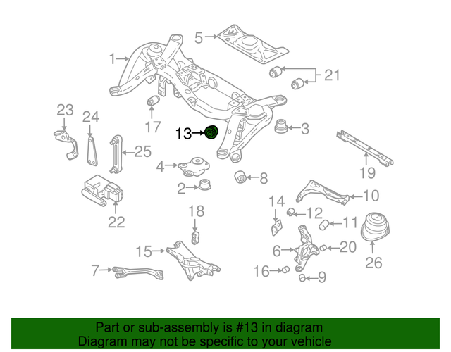 Genuine Volvo Upper Control Arm Outer Bushing 30748890 for sale online ...