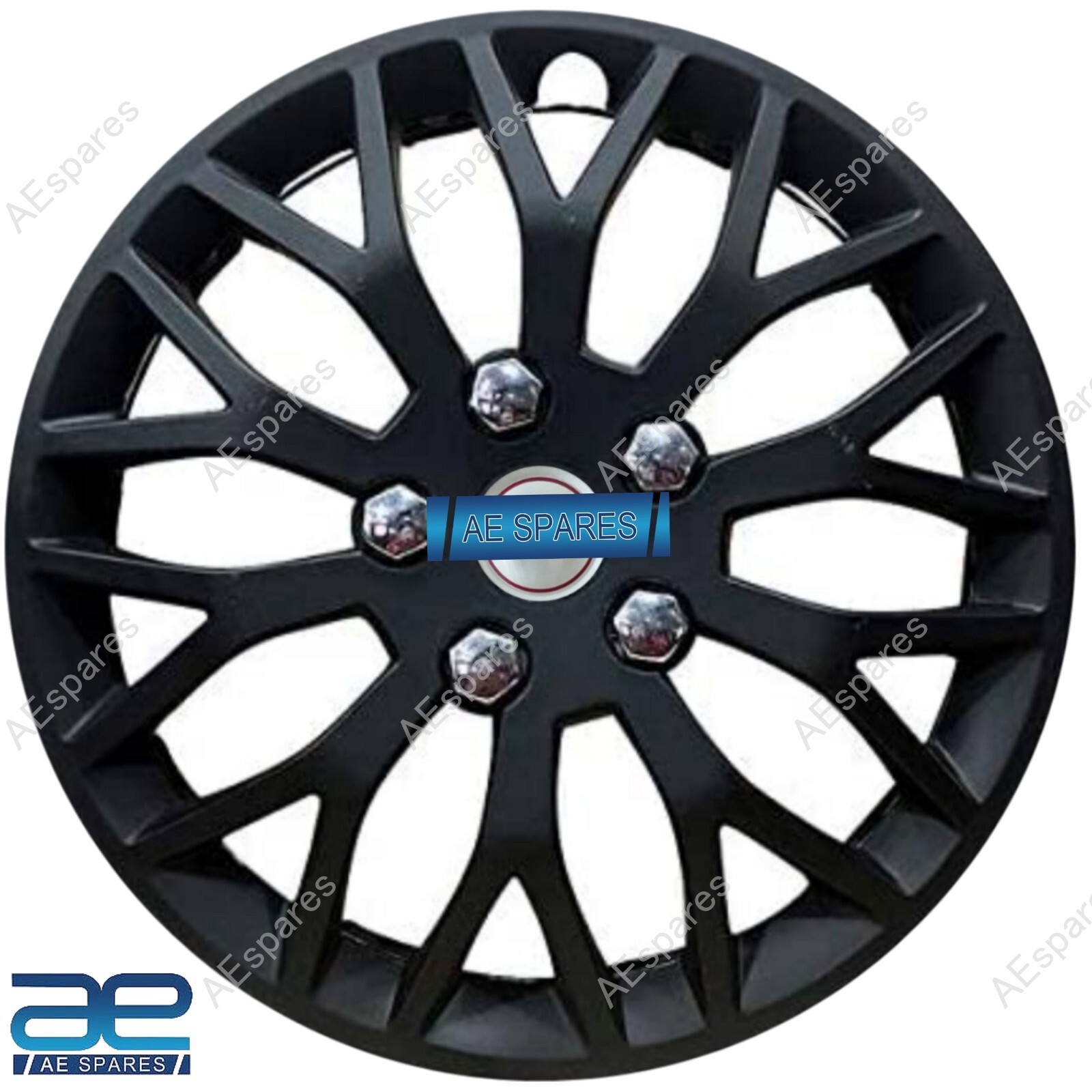 4 Pieces New Wheel Hub Caps Cover Plastic Black 12,13,14" For Cars ...