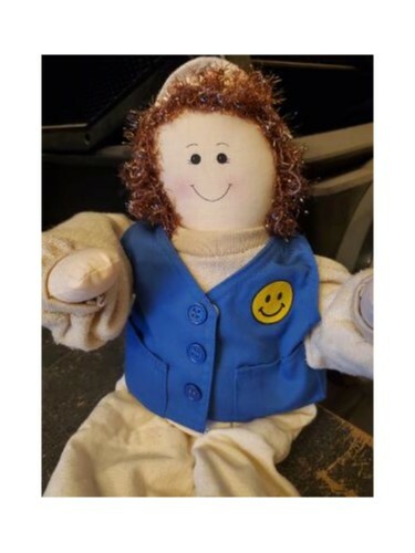 RARE Vintage Walmart Associate Worker Employee 21" Plush Stuffed Doll ...