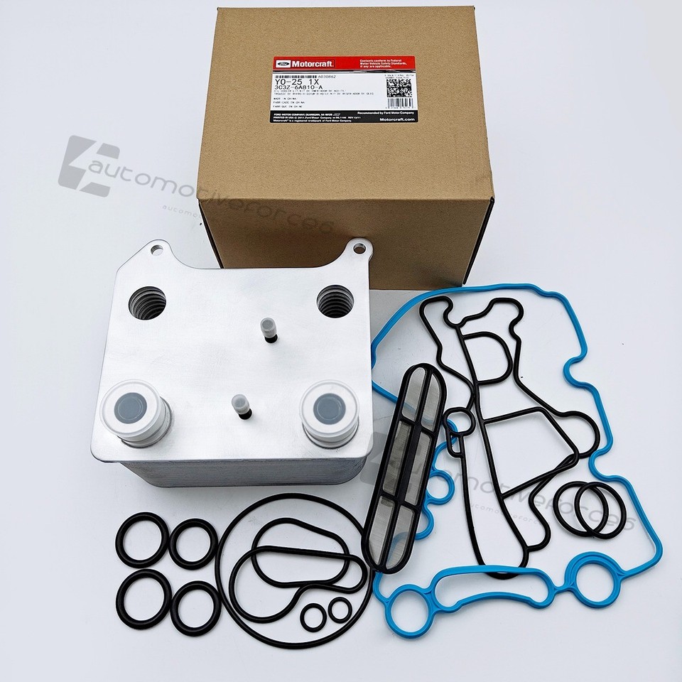 Upgraded Oil Cooler Kit 3C3Z-6A642-CA For Ford E350 F-250 F-350 6.0L ...