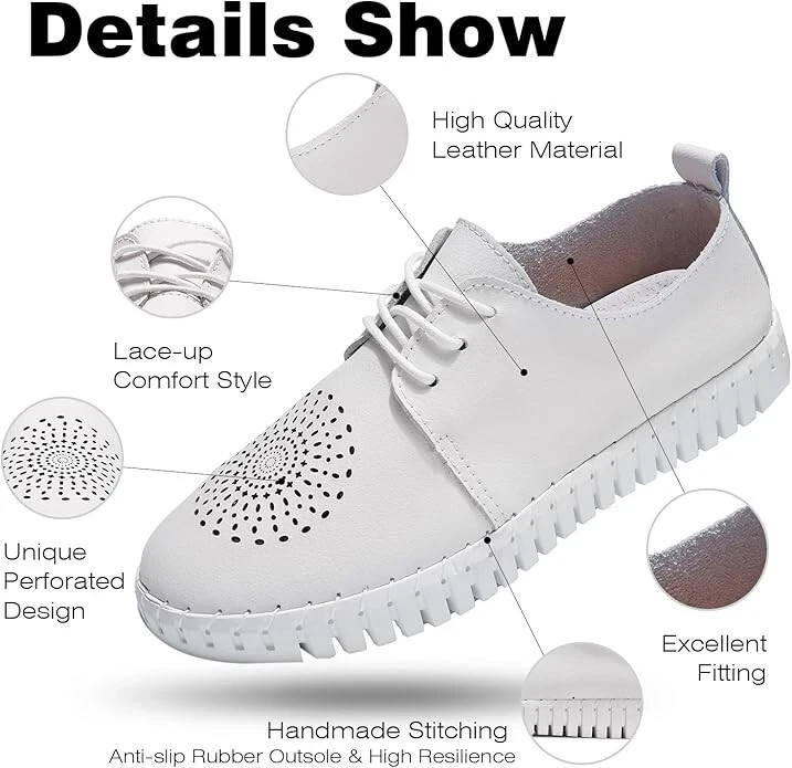 Leather Hand Stitched Trainers Casual Moccasins Loafers Shoes Flats UK ...