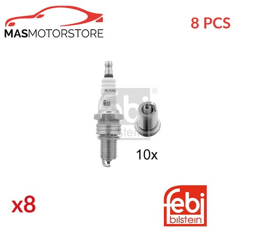 ENGINE SPARK PLUG SET PLUGS FEBI BILSTEIN 13465 8PCS FOR MERCEDES-BENZ ...