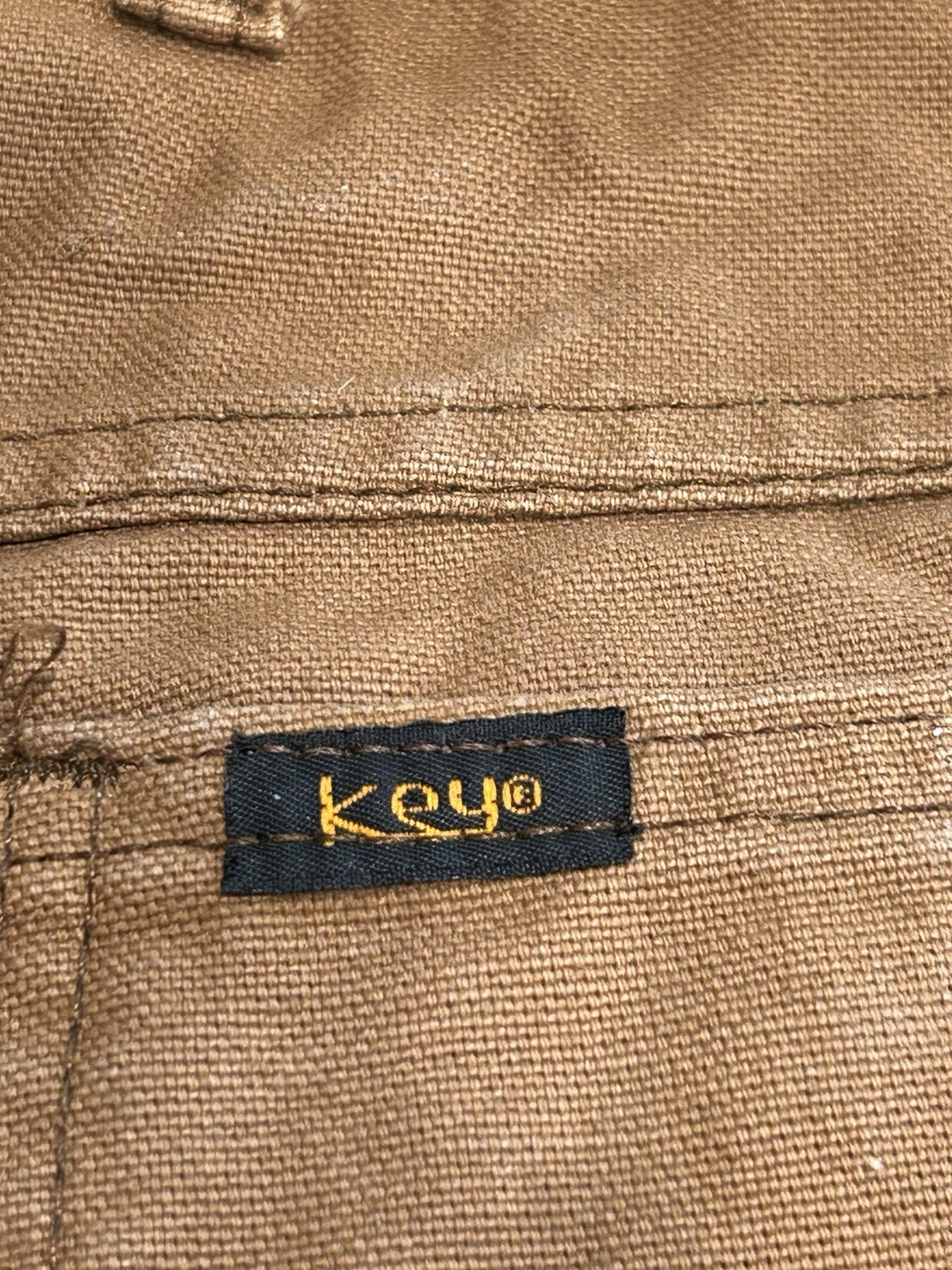Vintage Keys Insulated Lined Canvas Pants Mens 42X30 Leg Ankle Zip Tan ...