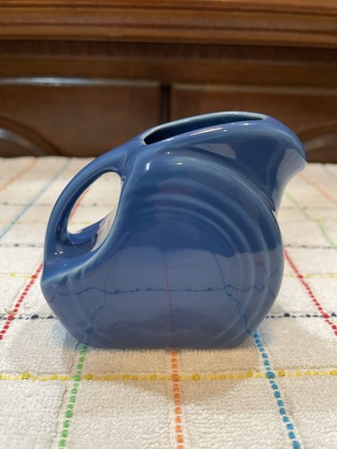 Fiesta Mini Disk Pitcher Lapis NWT Pristine First Quality Not Seconds 5 ...