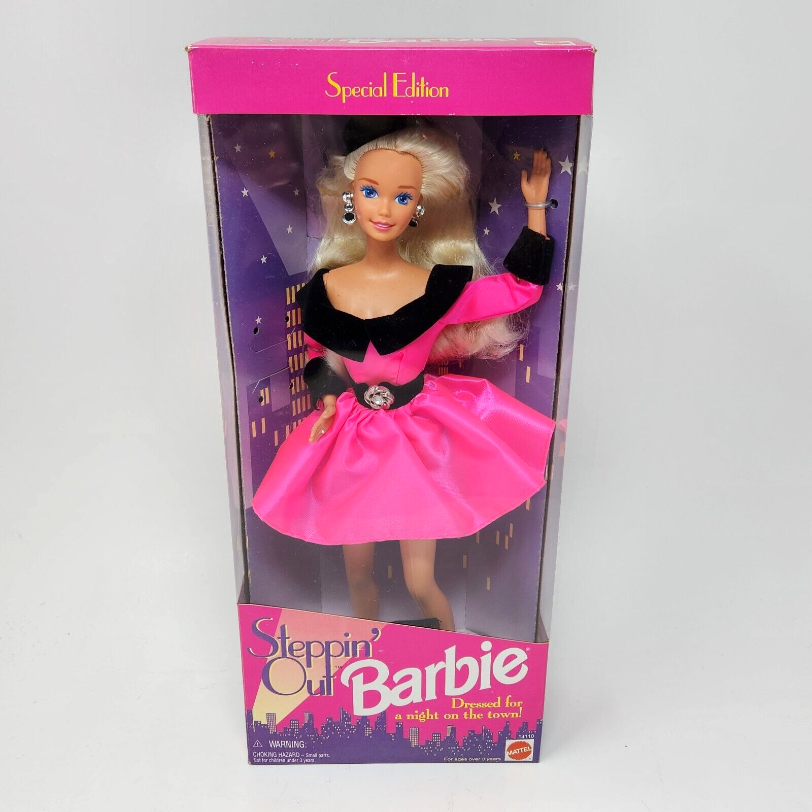 VINTAGE 1995 MATTEL STEPPIN' OUT SPECIAL EDITION BARBIE DOLL # 14110 IN ...