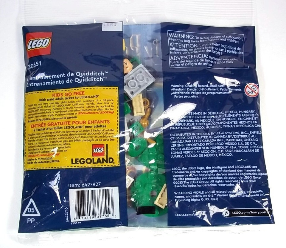 Lego 30651 Harry Potter Quidditch Practice polypack 55 pcs NEW | eBay