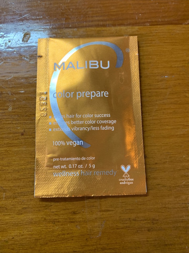 Malibu Color Prepare .17 oz Vegan Preps Hair for Color Success | eBay