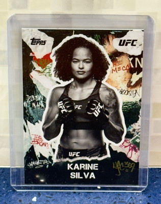 2024 Topps UFC NYC Karine Silva #GA-10 Graffiti Artist | eBay