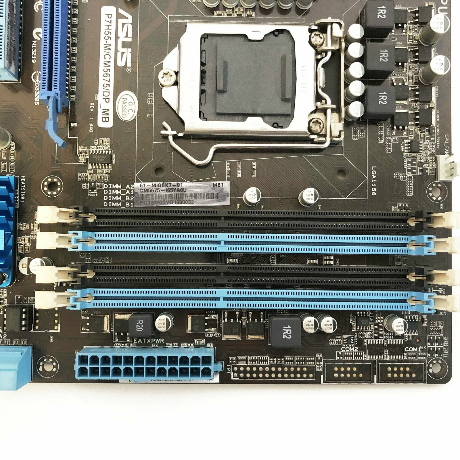 For ASUS P7H55-M/CM5675/DP MB INTEL SOCKET Motherboard VGA HDMI Tested ...