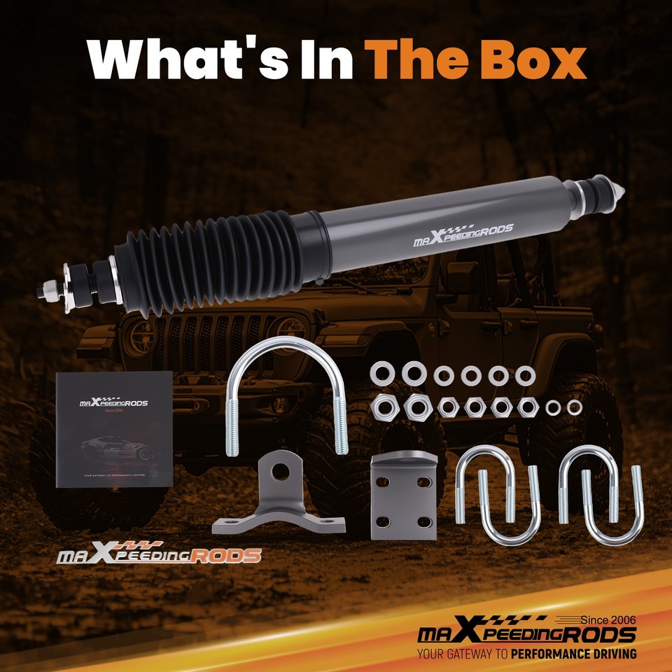 Steering Damper for Jeep Scrambler/CJ5/CJ7 4WD 1959-1985 Suspension | eBay