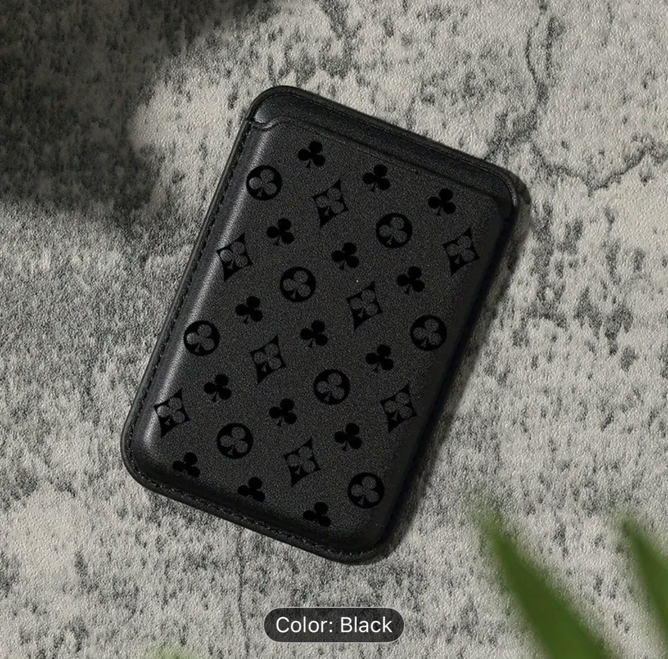 Minimalistic MagSafe Card Wallet Lv Inspired Design for All MagSafe ...