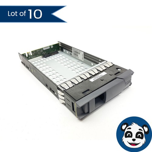 Lot of 10 NetApp 0095673-10, 3.5″ HDD Tray Caddy SAS/SATA, with Imposer ...